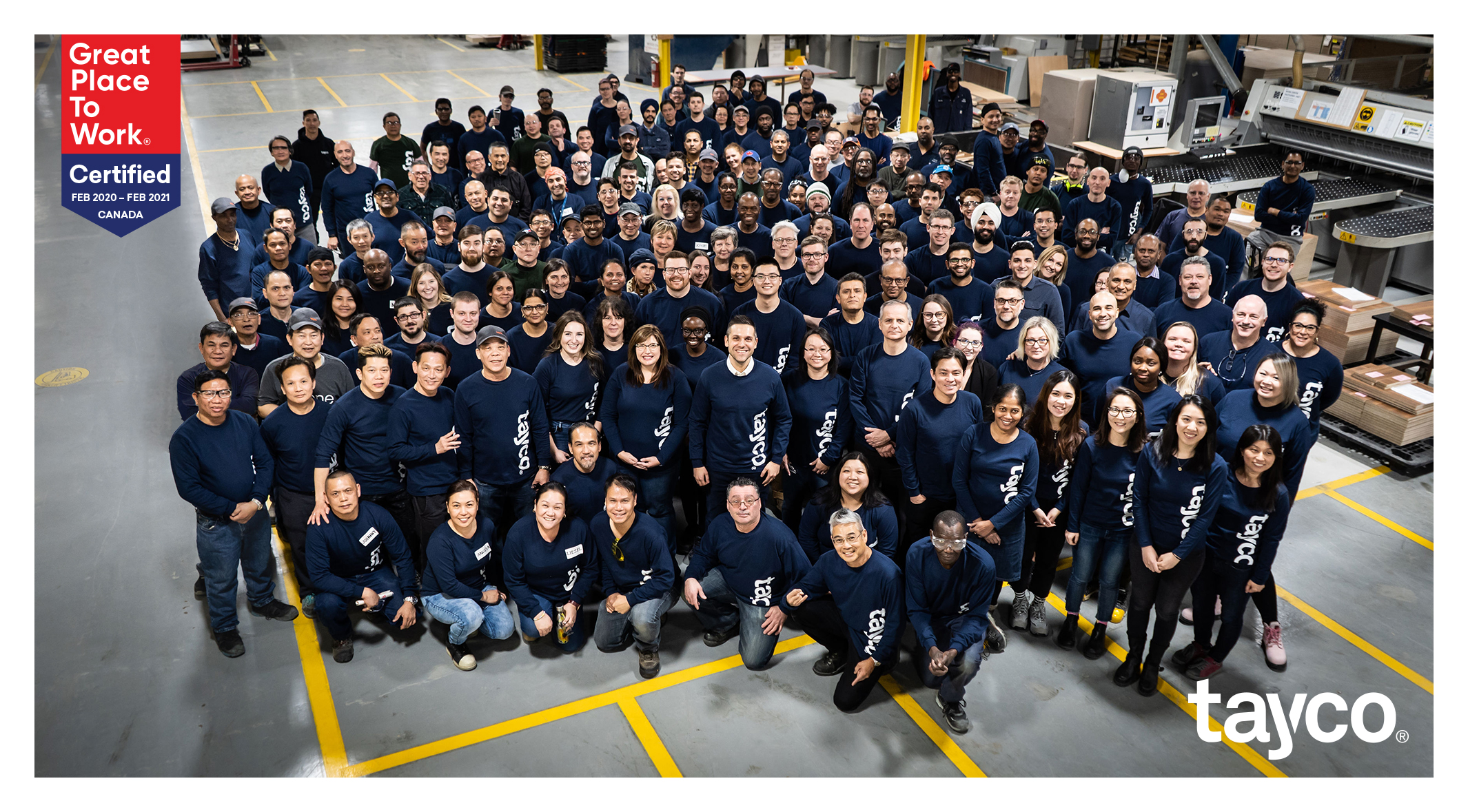 Tayco is Certified as a Great Place to Work® - Tayco
