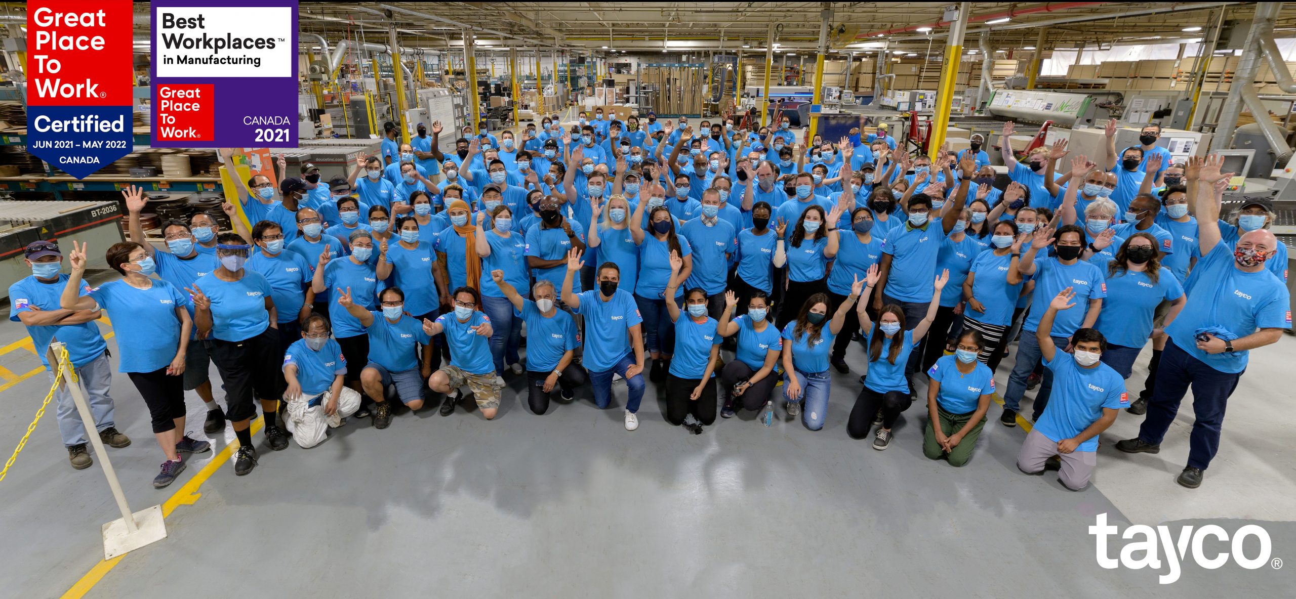 Tayco is on the Best Workplaces ™ in Manufacturing list for 2021! - Tayco